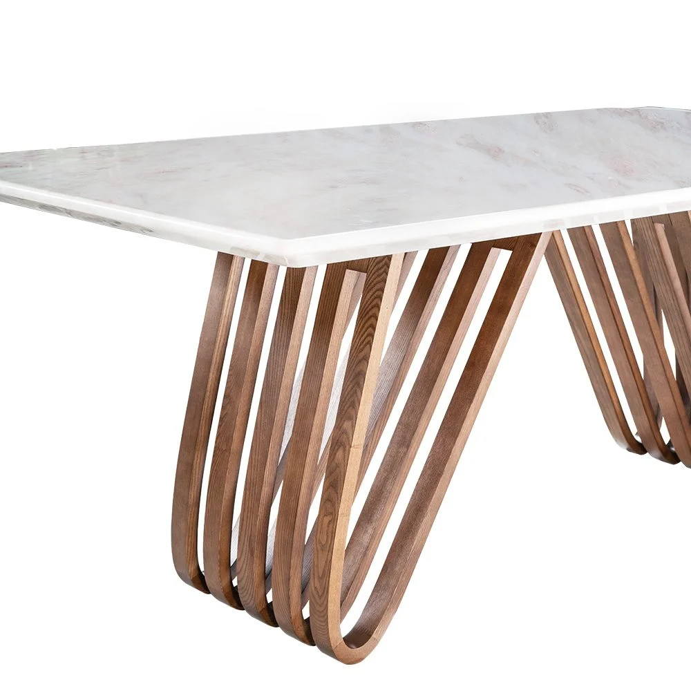 Rectangular Marble Dining Table ROZEL