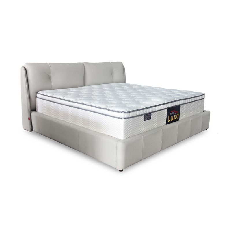 Full Leather Headboard Bed | ROZEL