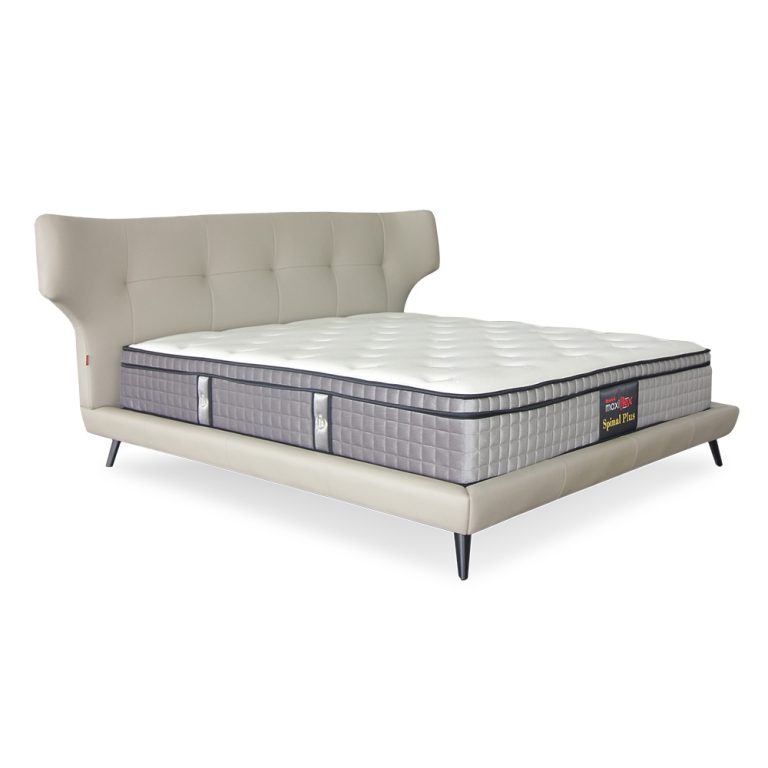 Full Leather Headboard Bed | ROZEL