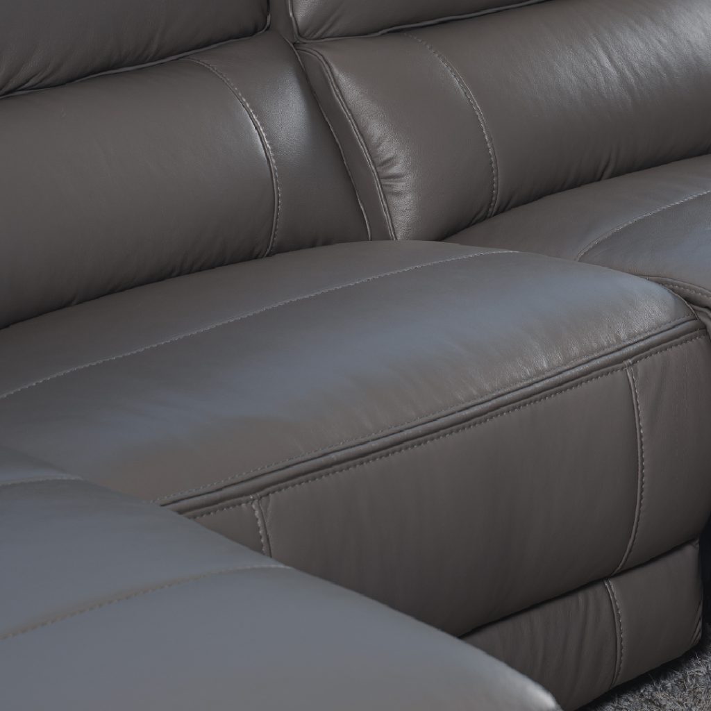 Full Leather Power Recliner | ROZEL